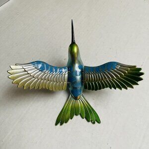 Exhart | Accents | Exhart Hummingbird Home Decor Blue Green Garden ...